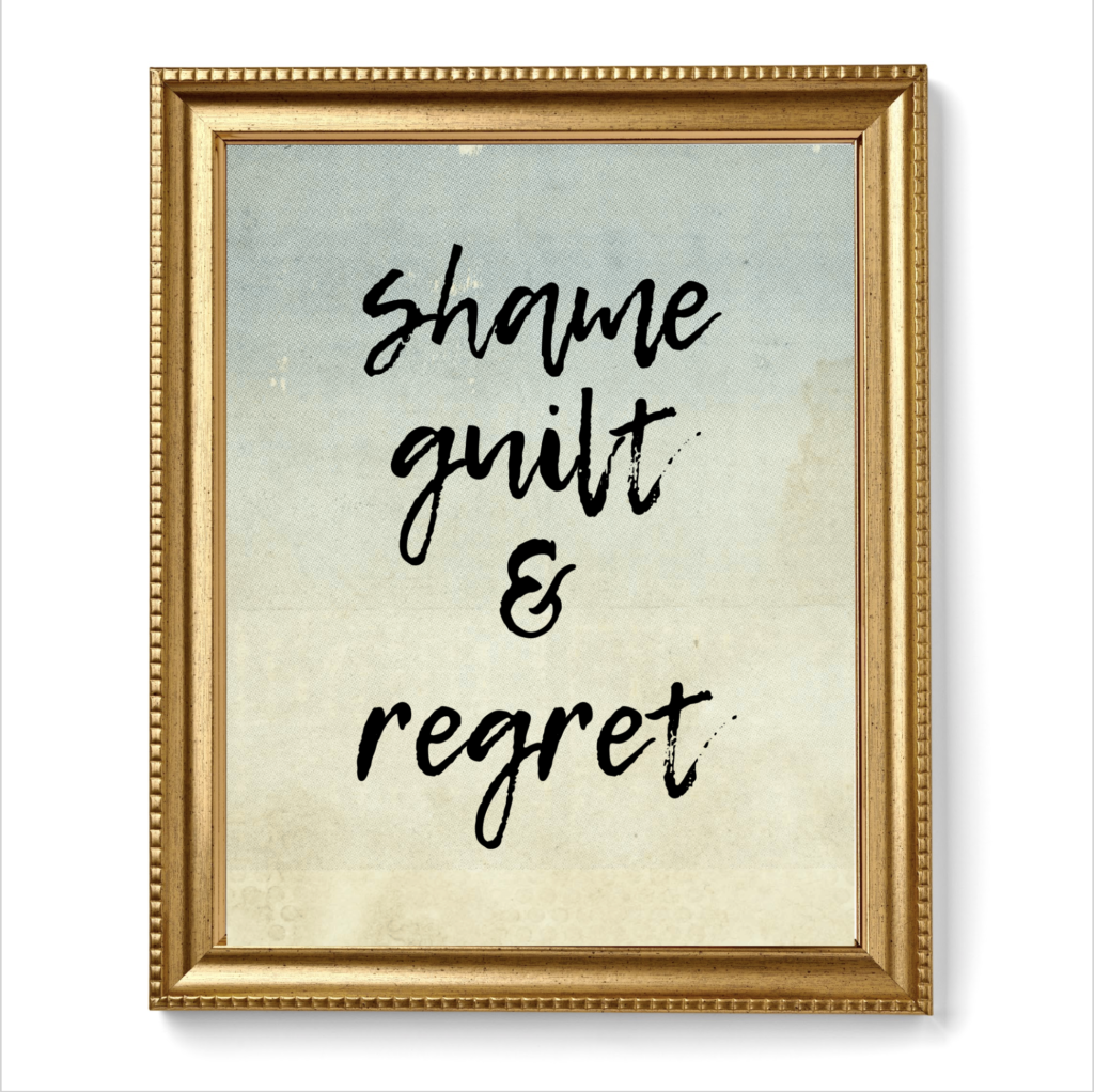 Shame, Guilt and Regret - FightWrite